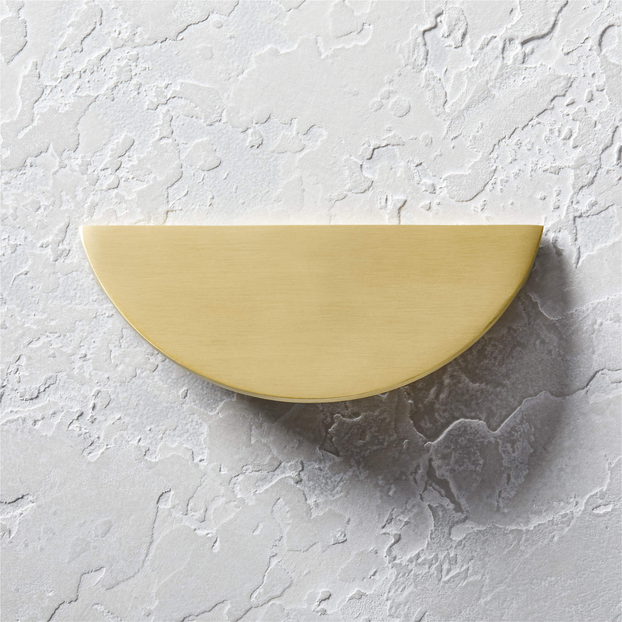 Bin Brushed Brass Pull 4" + Reviews | CB2