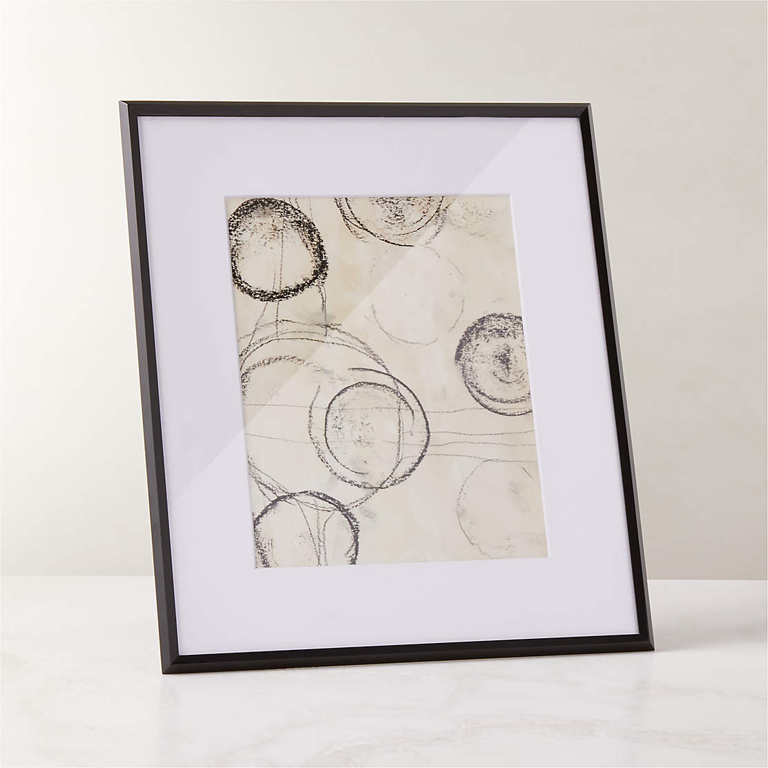 Tatum Marble Picture Frame 4"x6" | CB2