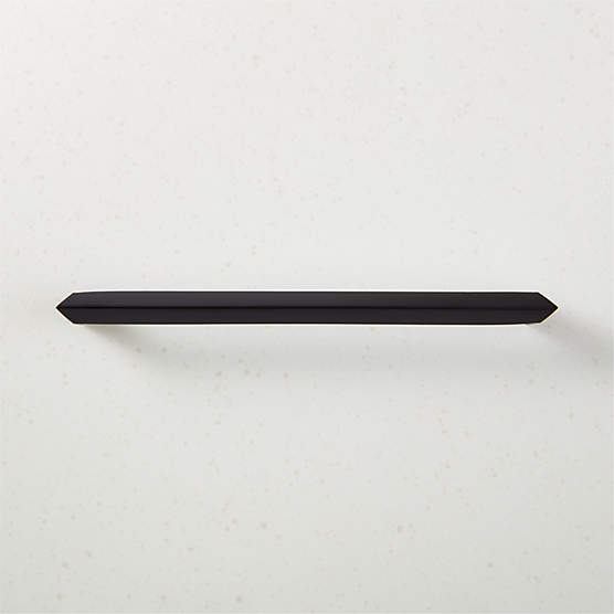 Kela Matte Black Metal Cabinet Handle 8" + Reviews | CB2 Canada