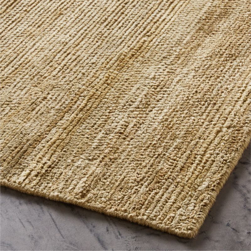 Blake Natural Handwoven Jute Area Rug 6'x9' + Reviews | CB2
