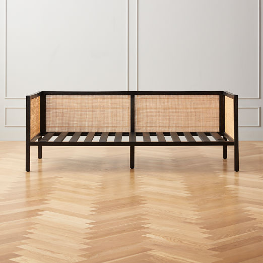 black rattan furniture | CB2