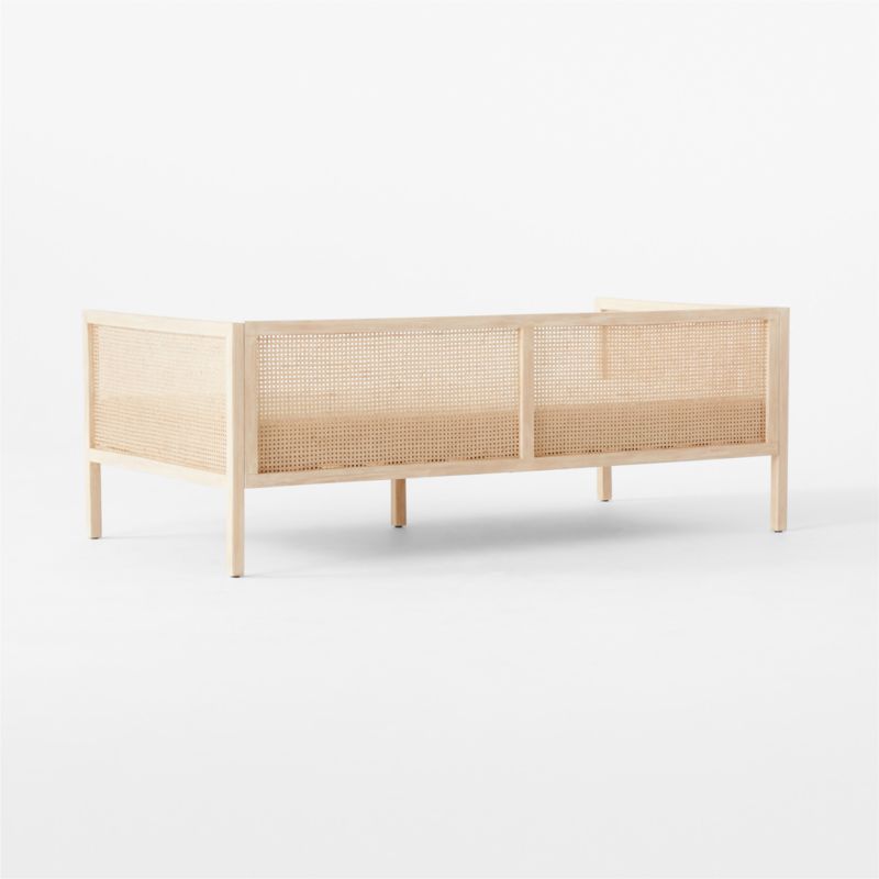 Boho Modern Natural Rattan Twin Daybed Frame + Reviews | CB2