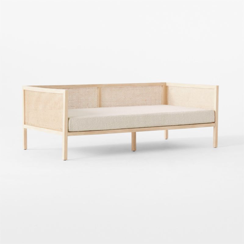 Boho Modern Natural Rattan Twin Daybed Frame + Reviews | CB2