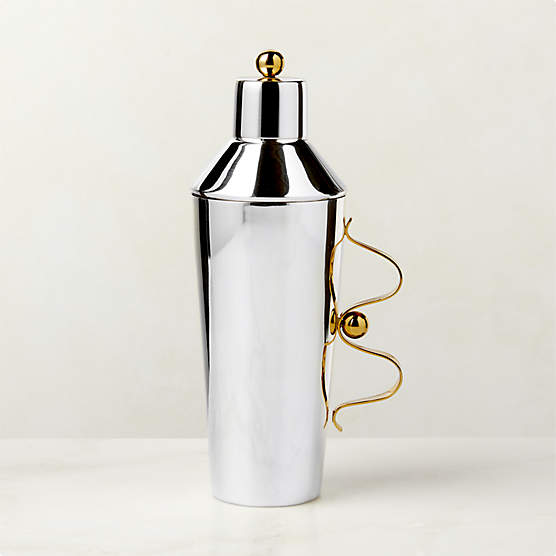 Milano Modern Stainless Steel Cocktail Shaker + Reviews | CB2 Canada
