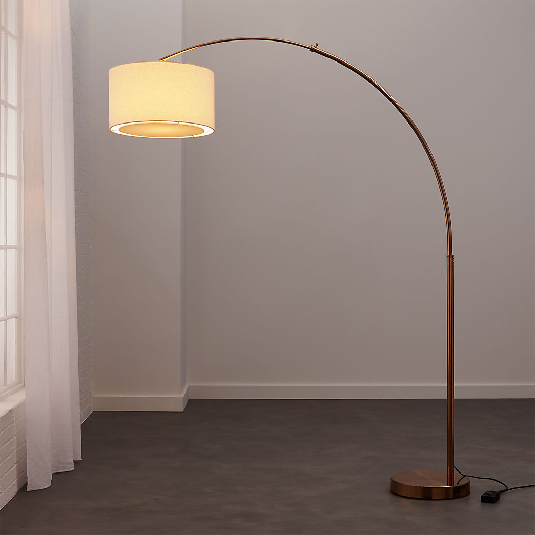Modern Arc Floor Lamps | CB2