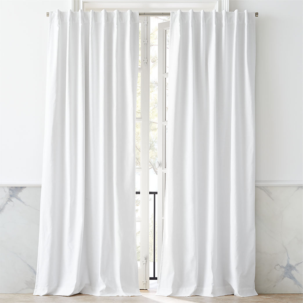 Basketweave Curtains | CB2 Canada