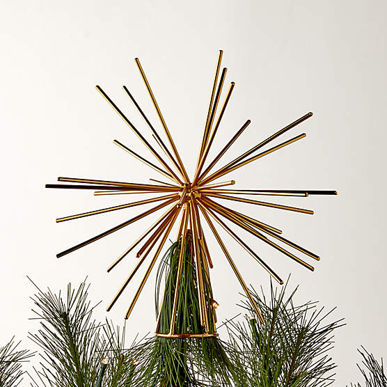 Brass Angel Christmas Tree Topper + Reviews | CB2