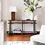 Ember Modern Red Marble Console Table | CB2