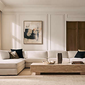 Off white ottoman coffee table store