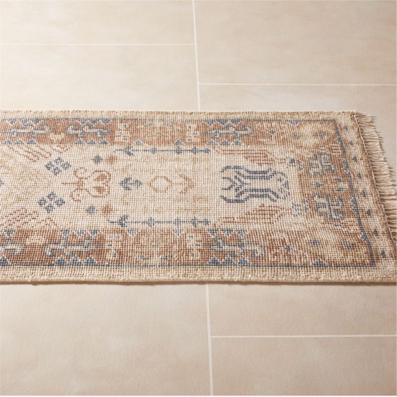 Cala Hand-Knotted Warm White New Zealand Wool Runner Rug 2.5'x8 ...