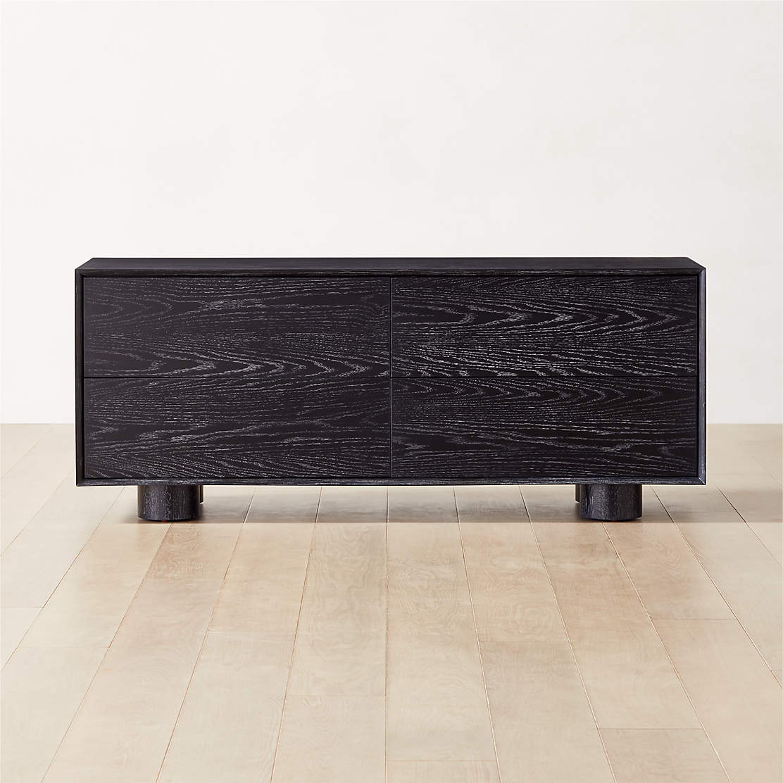 Lobos 6-Drawer White Wood Dresser + Reviews | CB2 Canada