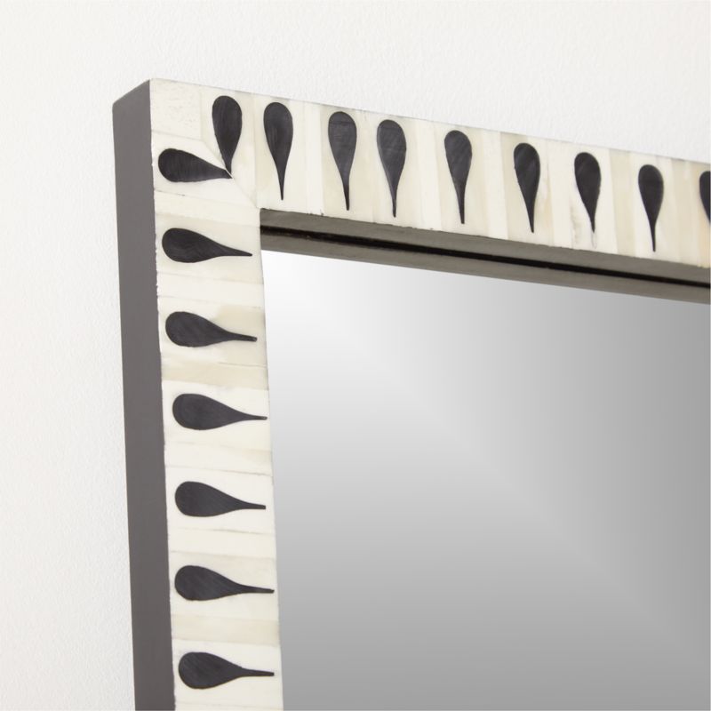 Caraway Modern Bone Inlay Full-Length Floor Mirror 48"x78" + Reviews | CB2