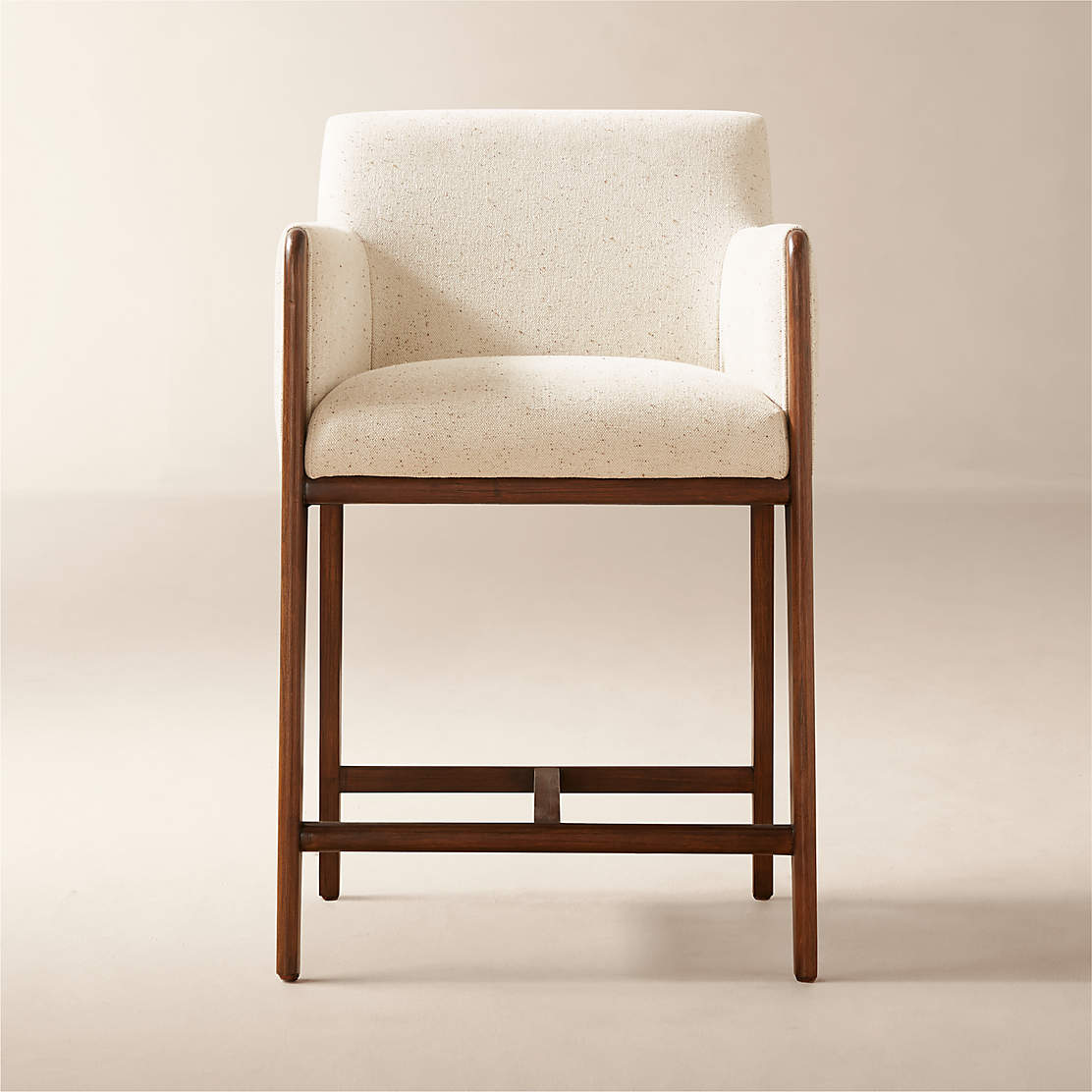 Segur Black Boucle Counter Stool + Reviews | CB2 Canada