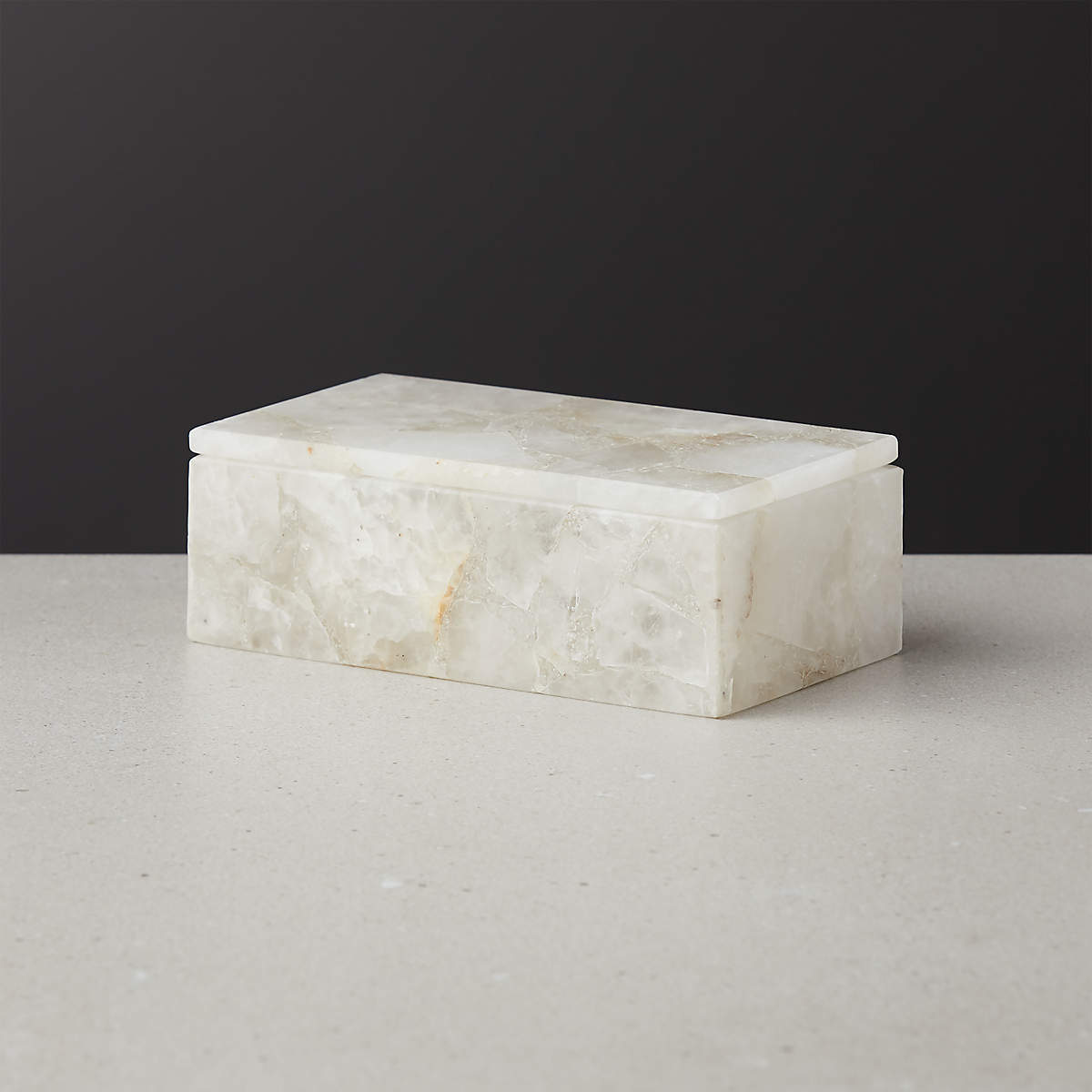 Celeste Quartz Boxes | CB2