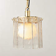 Celina Cast Glass Pendant Light 8" | CB2