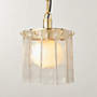 Celina Cast Glass Pendant Light 8" | CB2