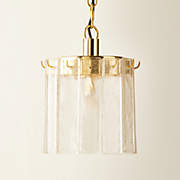 Celina Cast Glass Pendant Light 8" | CB2