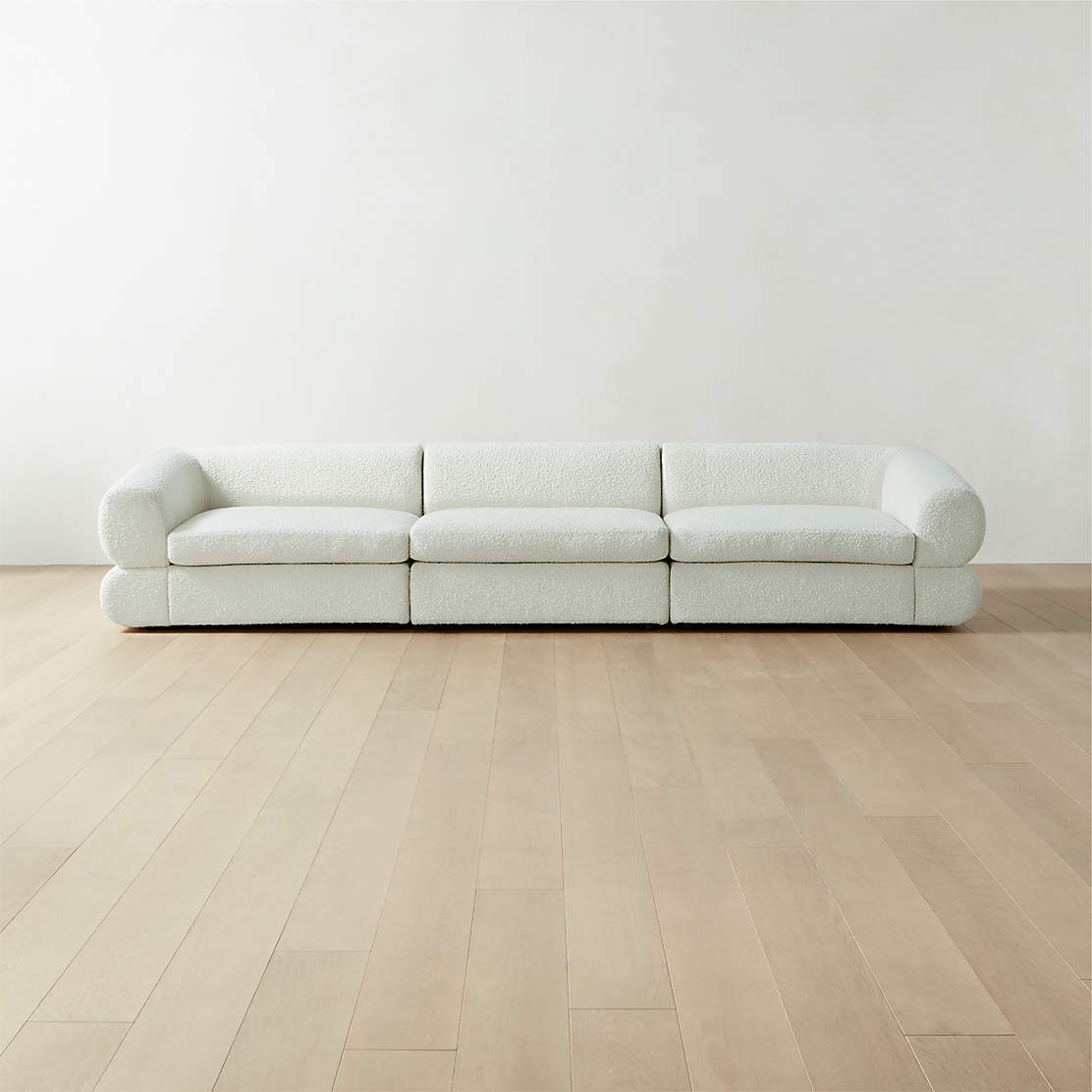 Chale 3-Piece Sectional Sofa Luca Russet | CB2 Canada