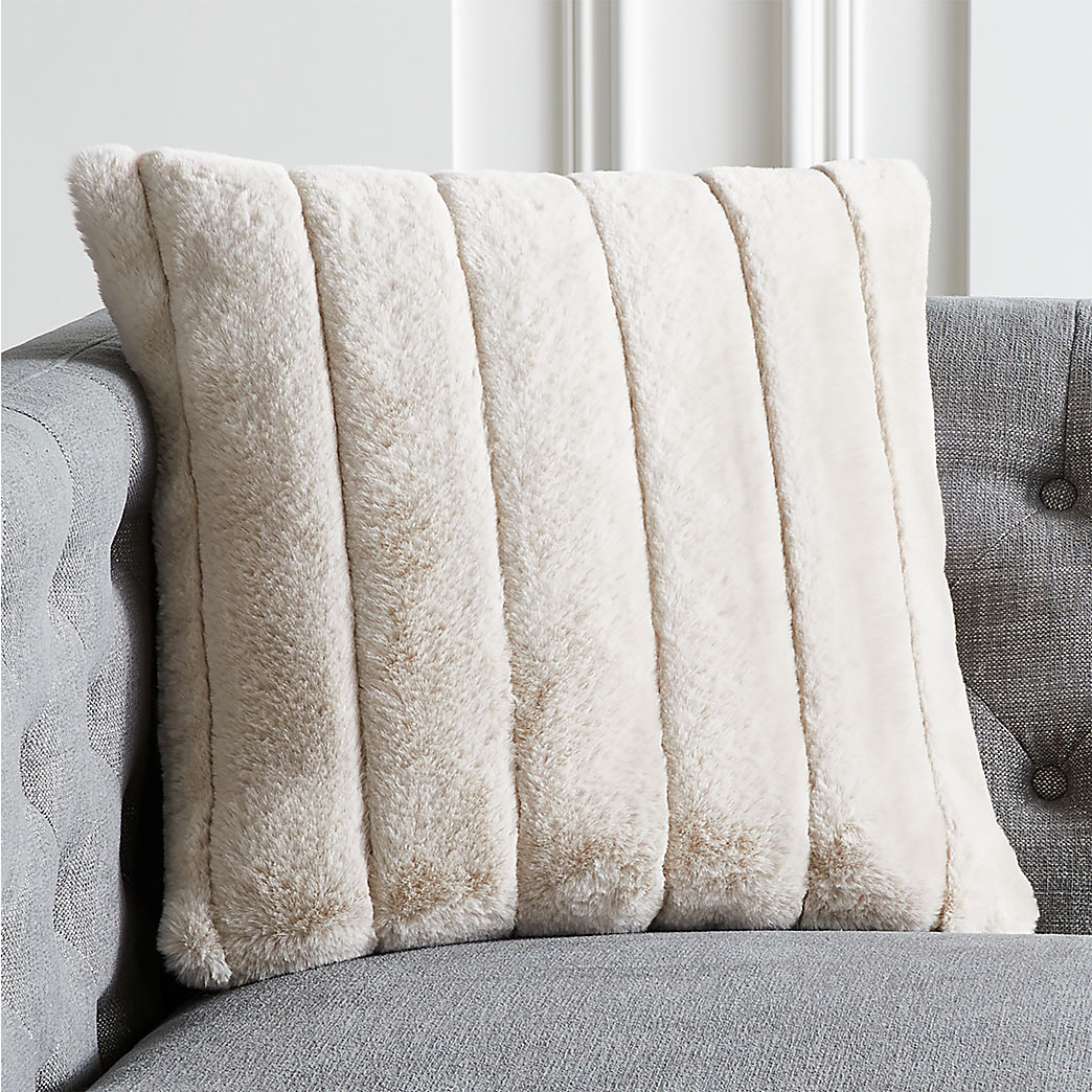 Faux Fur Throw Blankets | CB2
