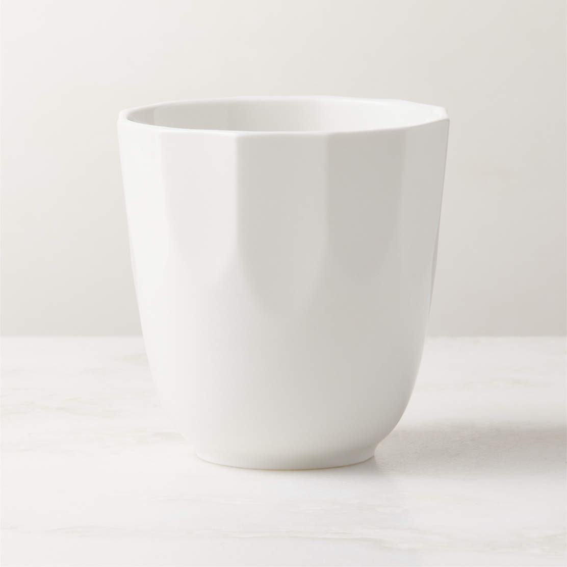 Dolce Modern White Coffee Mug + Reviews | CB2