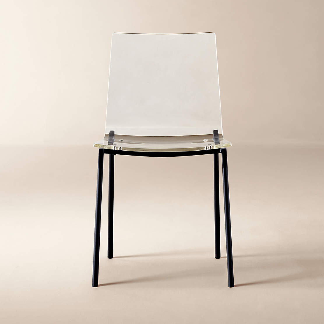 Alpha Black Metal Chair + Reviews | CB2 Canada