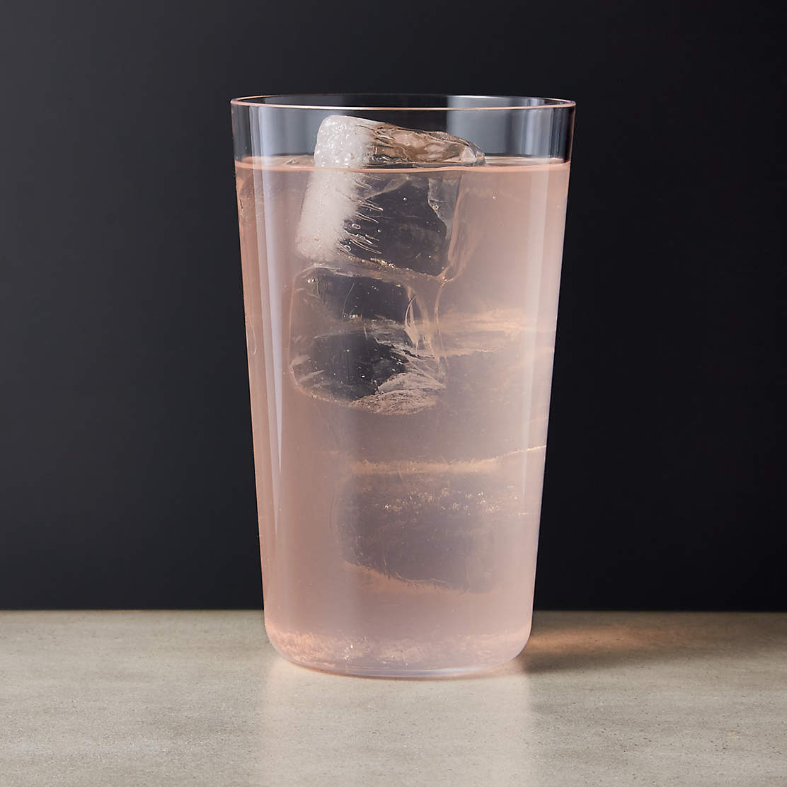 Boaz Clear Cooler Glass | CB2 Canada