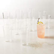 Chill Acrylic Modern Drinking Glasses Set of 12 + Reviews | CB2