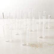 Chill Acrylic Modern Drinking Glasses Set of 12 + Reviews | CB2