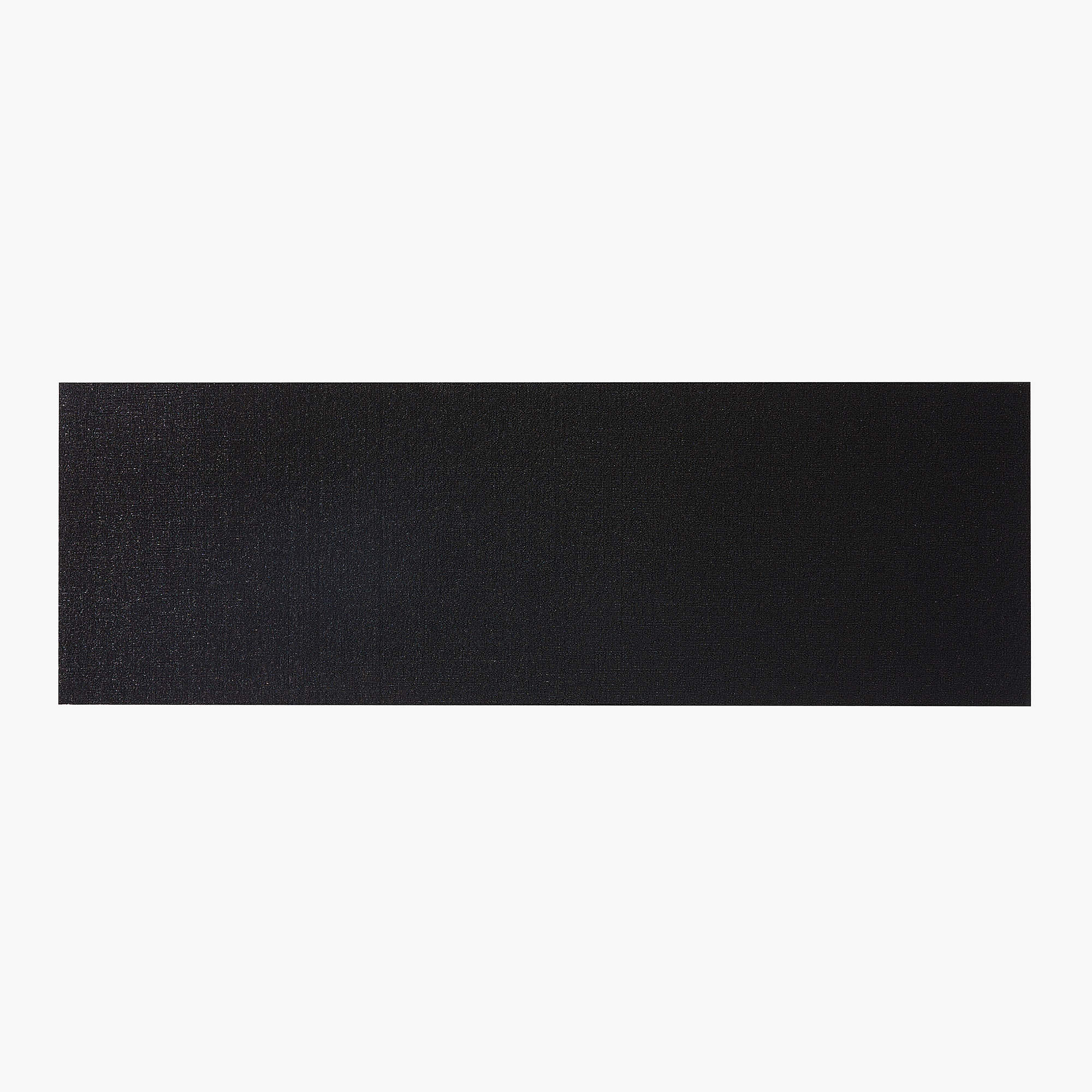 Chilewich Solid Black Shag Hallway Runner Rug 2'x6' + Reviews | CB2