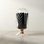 Small Glass Cloche with Black Matches + Reviews | CB2