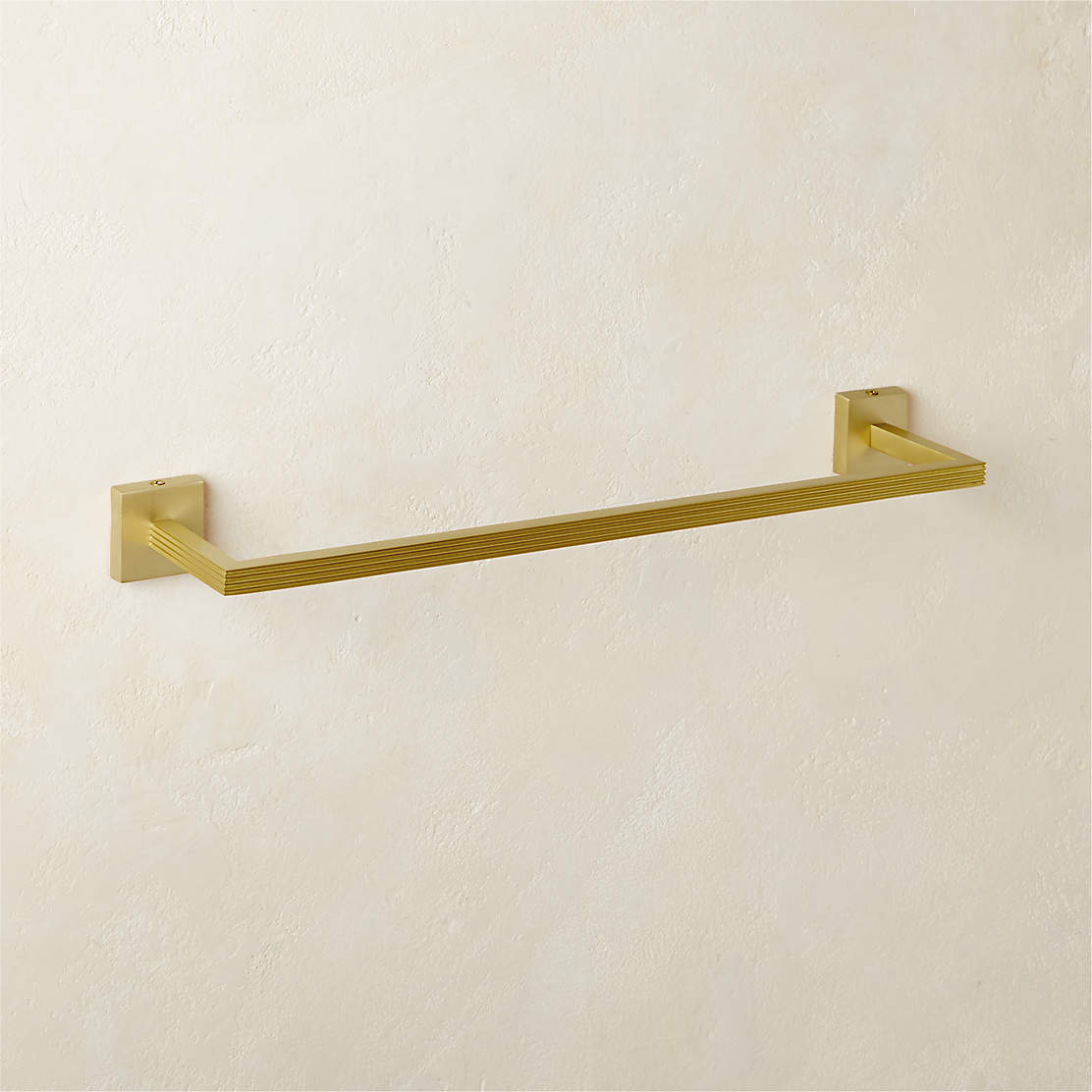 Cody Brushed Brass Hook + Reviews | CB2