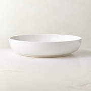 Contact Modern White Serving Bowl Large + Reviews | CB2
