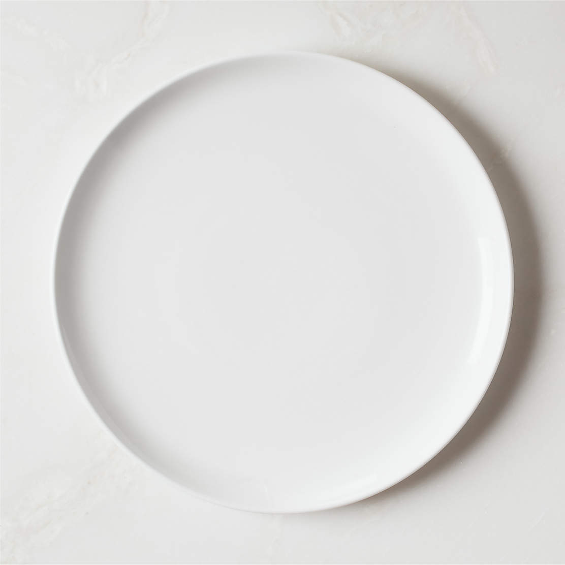 Crisp Modern Matte White Dinner Plate + Reviews | CB2 Canada
