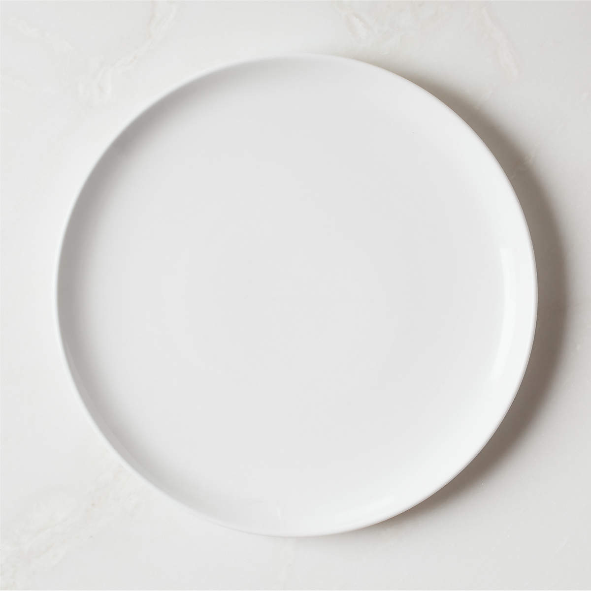 Contact Modern White Dinner Plate + Reviews | CB2
