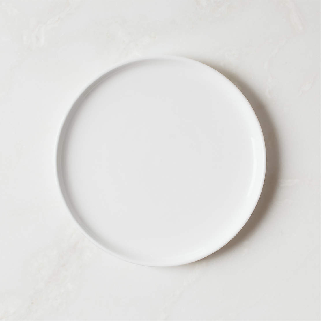 Crisp Modern Matte White Dinner Plate + Reviews | CB2 Canada