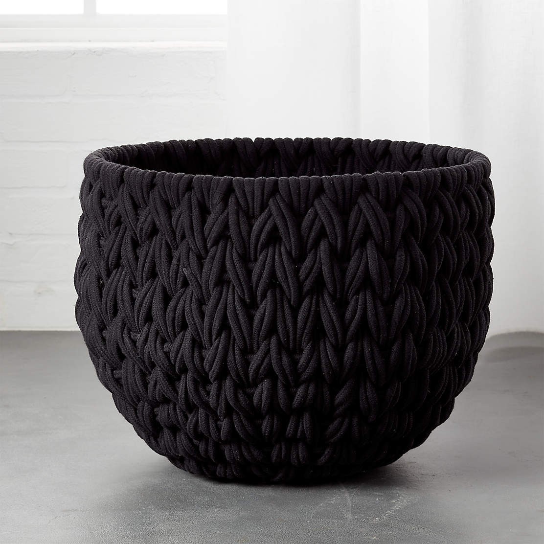 Conway Black Baskets | CB2