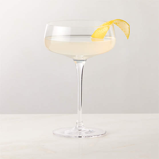 Olivia Clear Coupe Glass | CB2 Canada