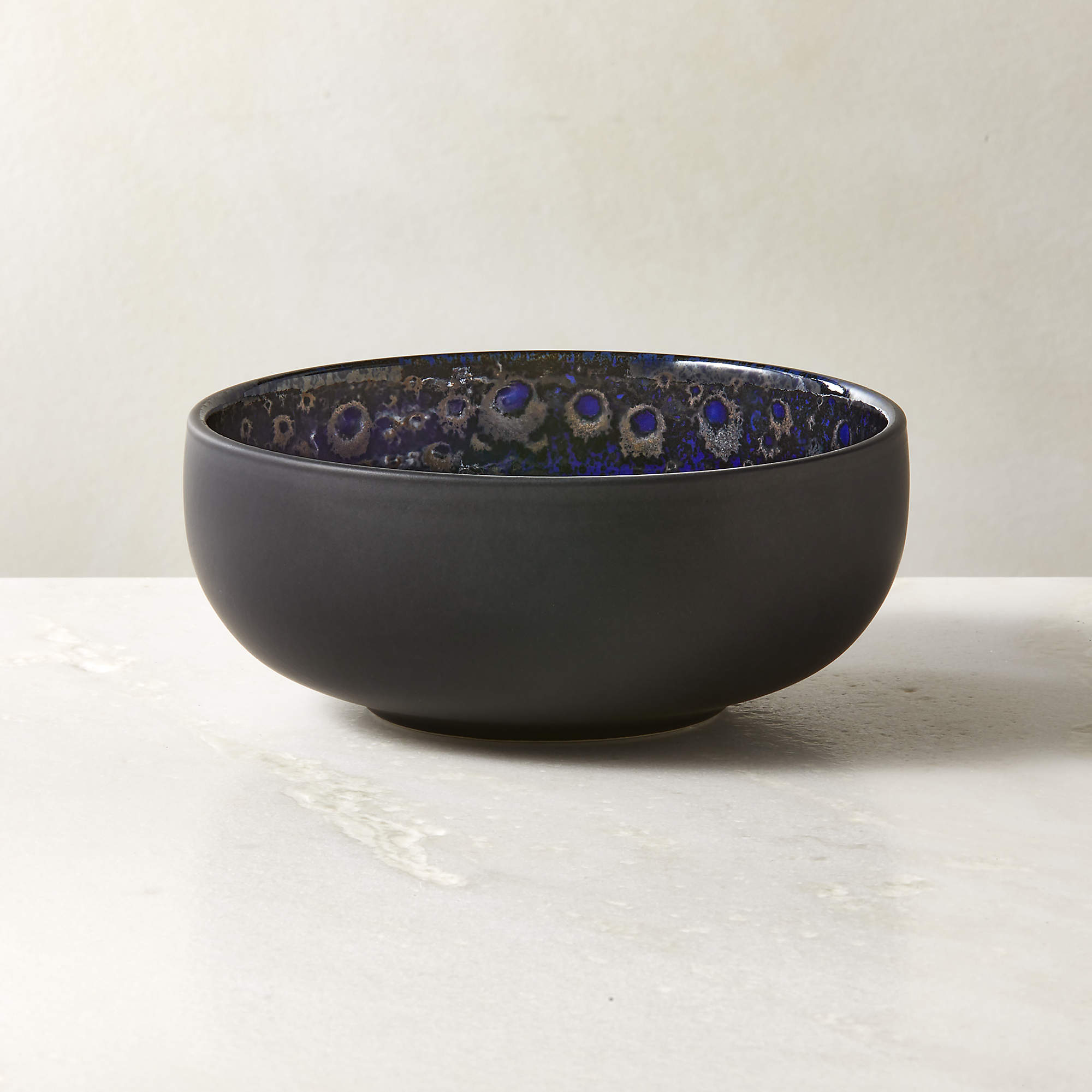 Cordelia Cobalt Blue Soup Bowl + Reviews | CB2