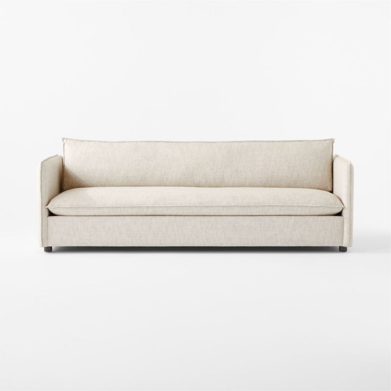 Corroy Natural Linen Sofa + Reviews | CB2 Canada