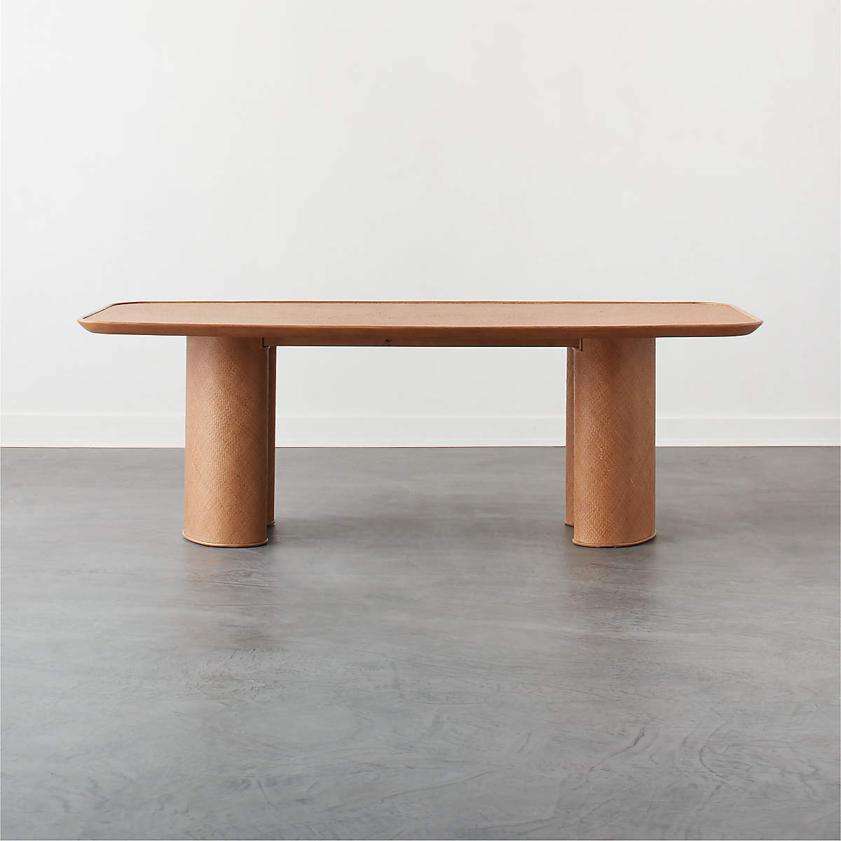 Crest Rattan Dining Table | CB2