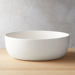 Cuatro Rectangular White Serving Platter Large + Reviews | CB2