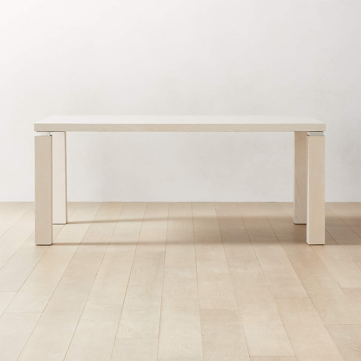 Croix Modern 72" Bleached Ash Dining Table + Reviews | CB2