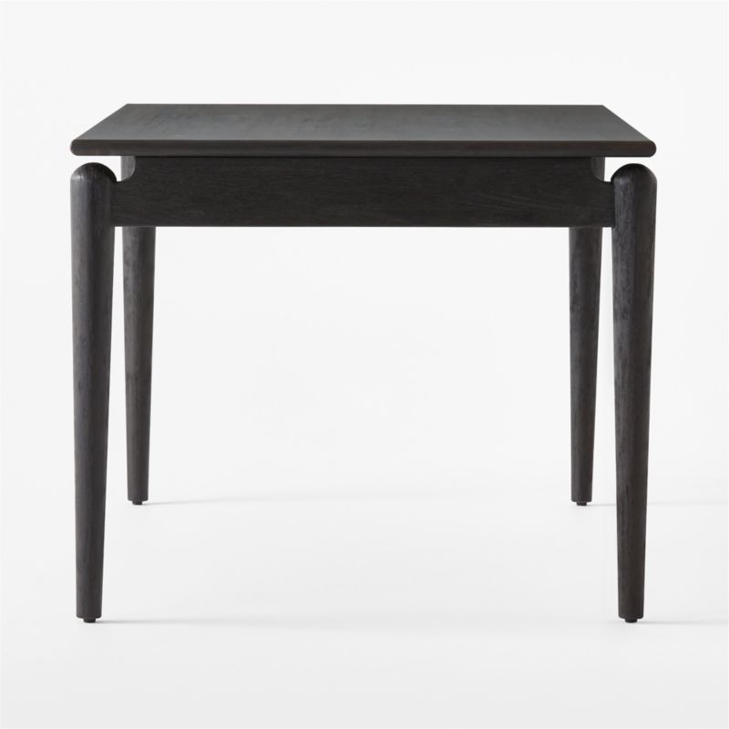 Crowley 72" Rectangular Black Wood Dining Table | CB2