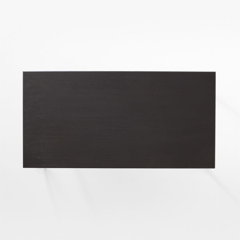 Crowley 72" Rectangular Black Wood Dining Table | CB2