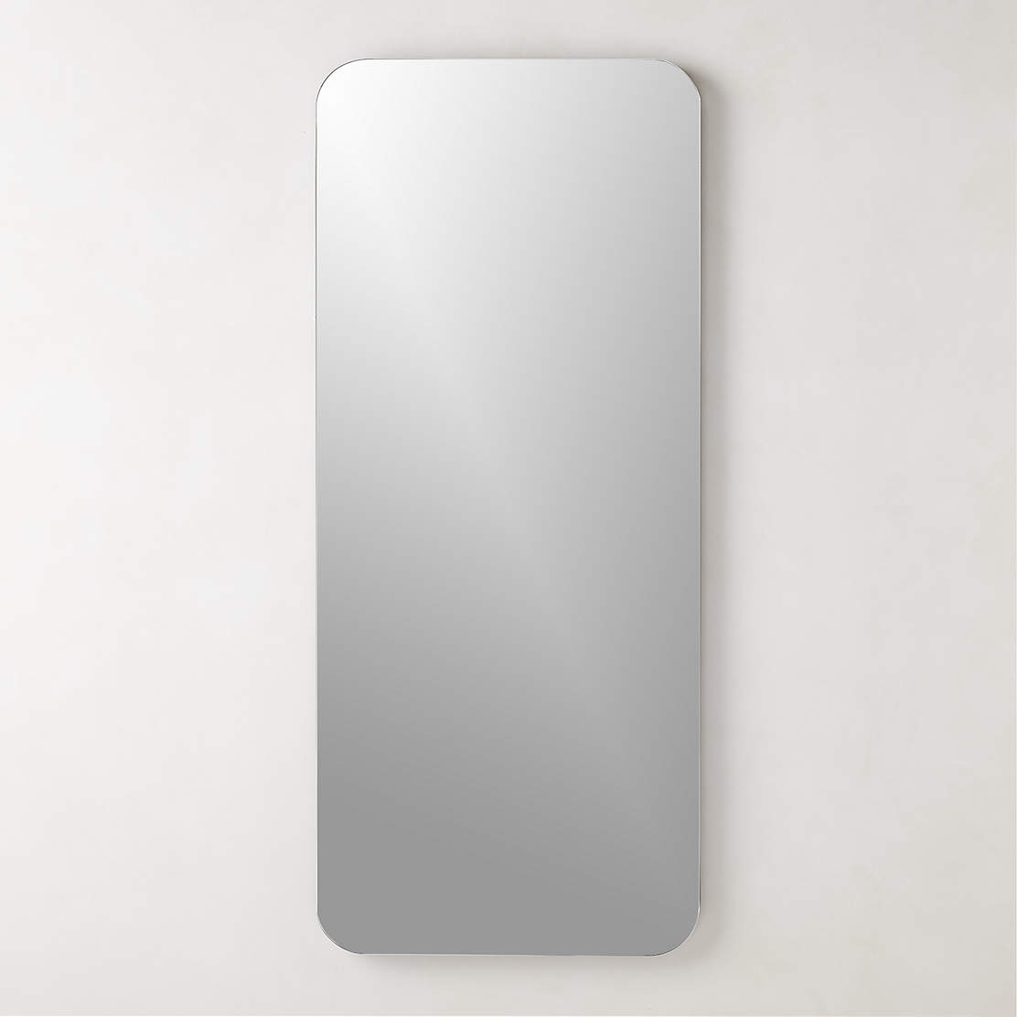Infinity Black Rectangular Wall Mirror 24"x36" + Reviews | CB2