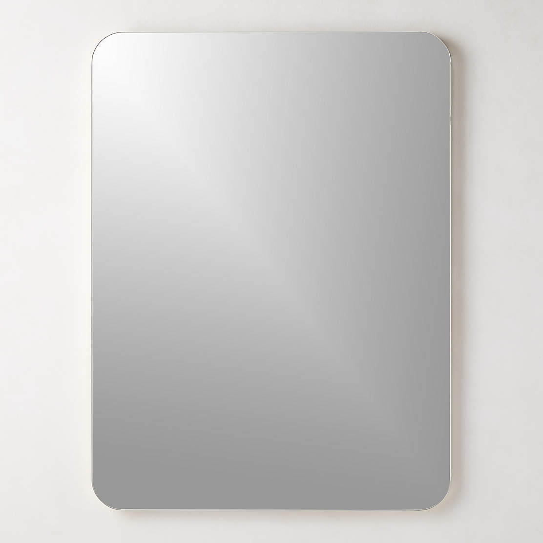 Itabo Brass Rectangular Wall Mirror 36''x48'' | CB2