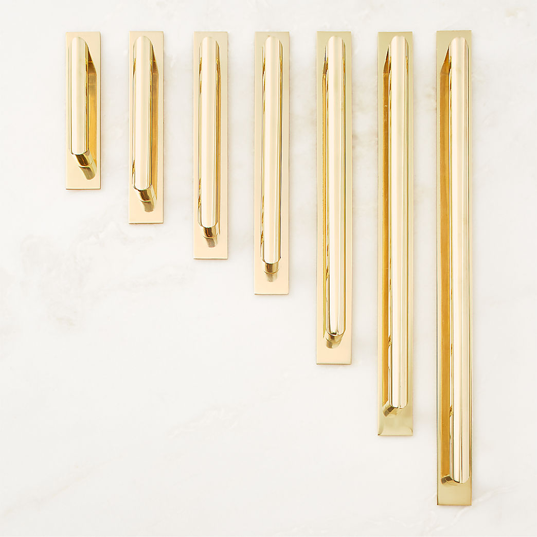 Modern Brass Cabinet Hardware: Brass Gold Cabinet Pulls, Knobs ...
