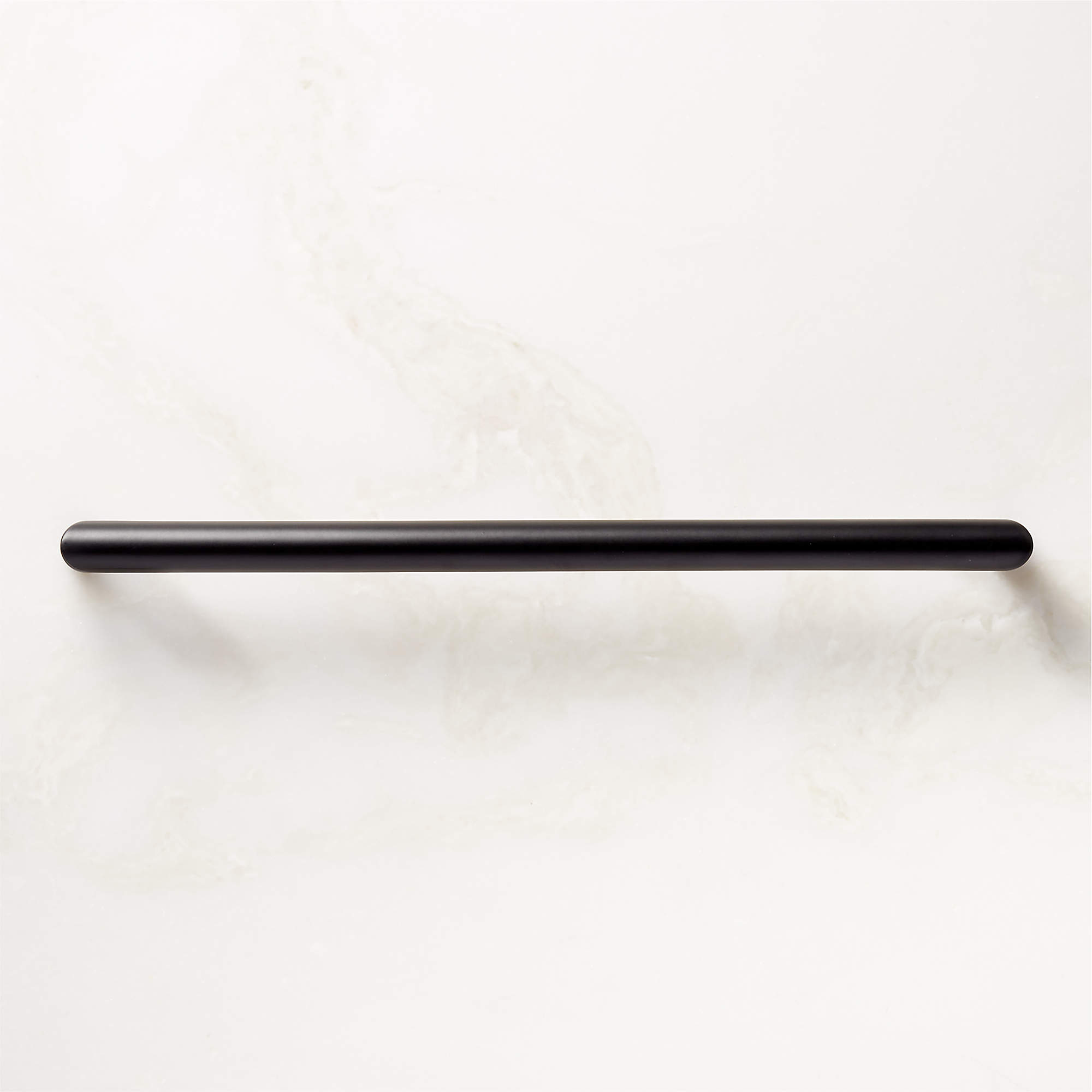 Curveaux Curved Black Cabinet Handle 10'' + Reviews | CB2