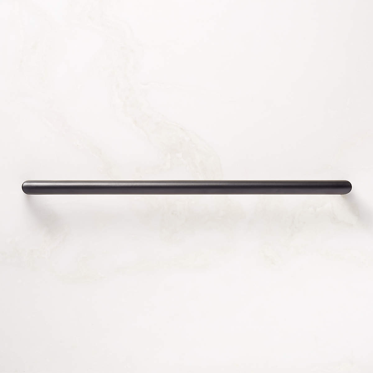 Curveaux Curved Black Cabinet Handle 12'' + Reviews | CB2