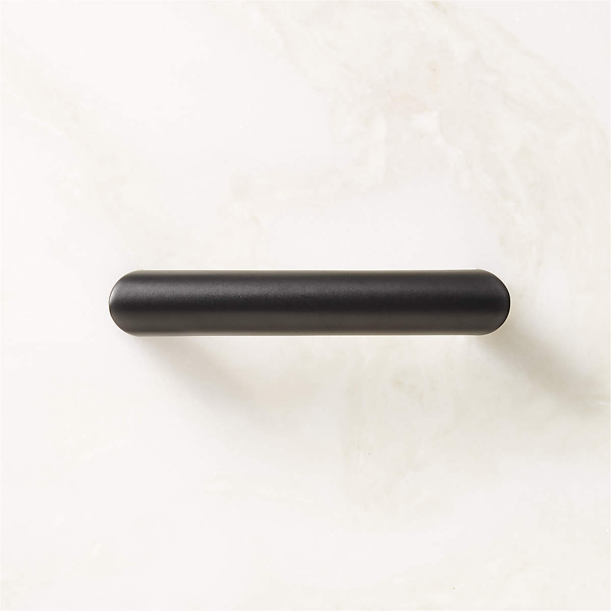 Curveaux Curved Black Cabinet Handle 3'' + Reviews | CB2